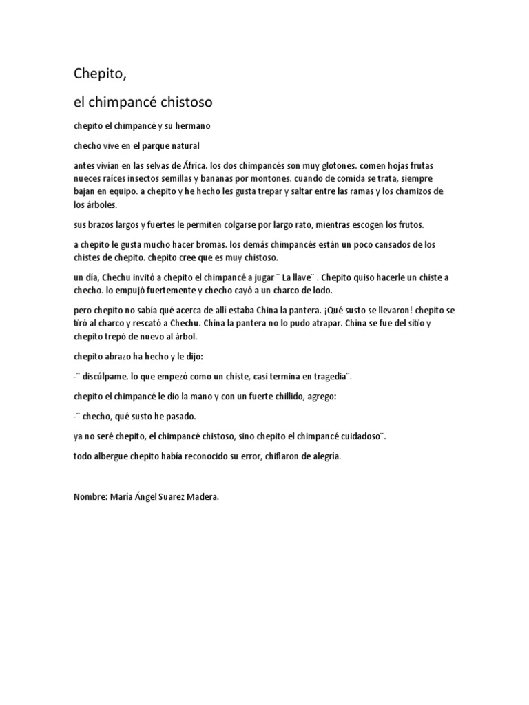 Chepito CUENTO MARIA | PDF