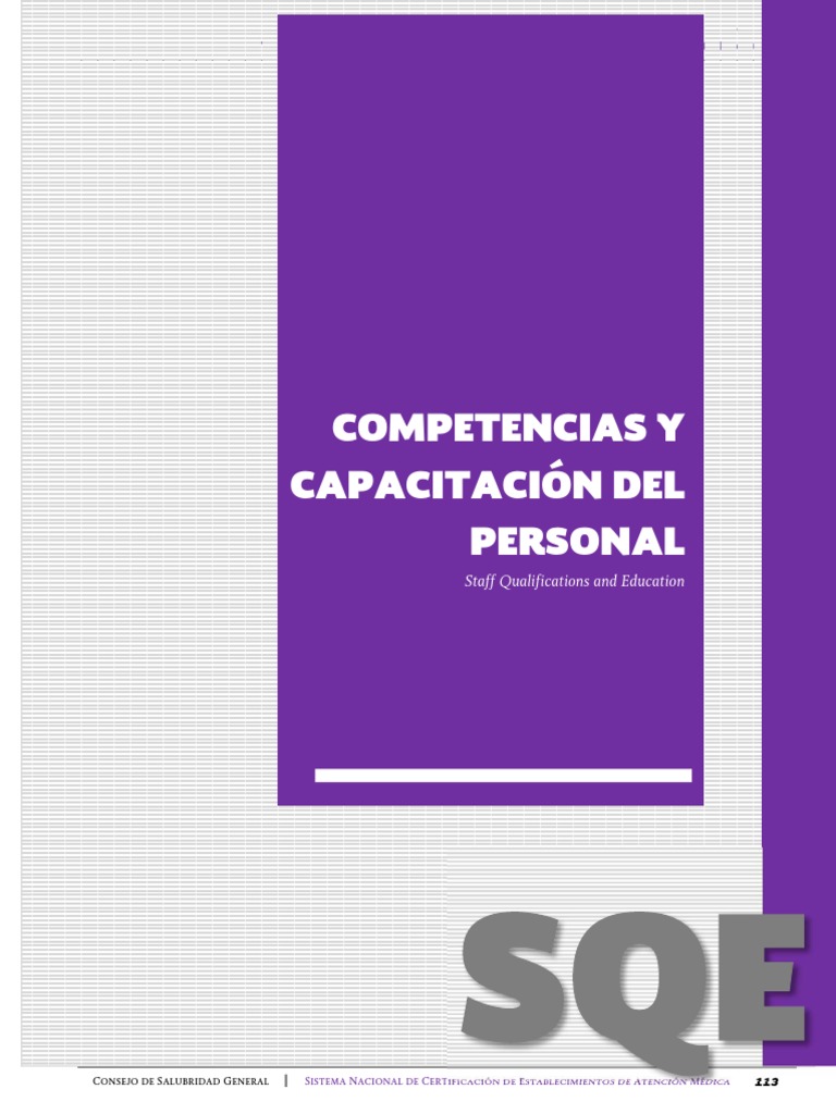 Apartado SQE | PDF | Hospital | Evaluación