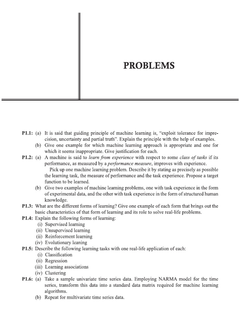 Problem Set - M. Gopal | PDF
