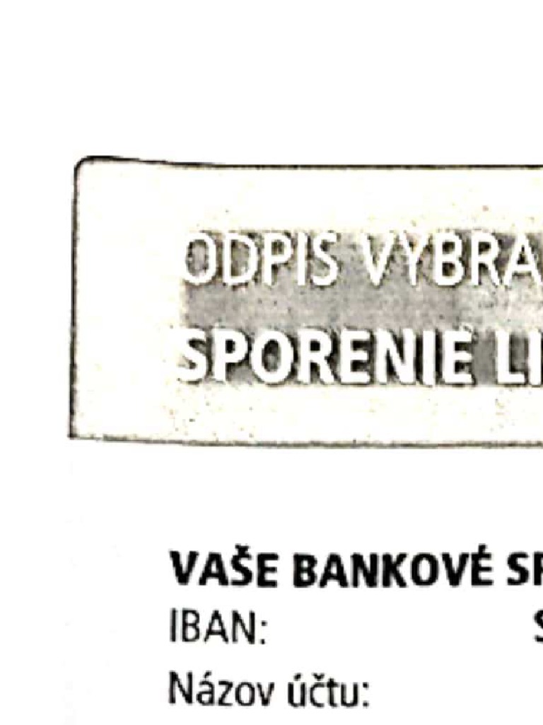 Potvrdenie o Prevode | PDF