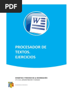 Manual de Microsoft Word 2016 | PDF | Microsoft Word | Informática