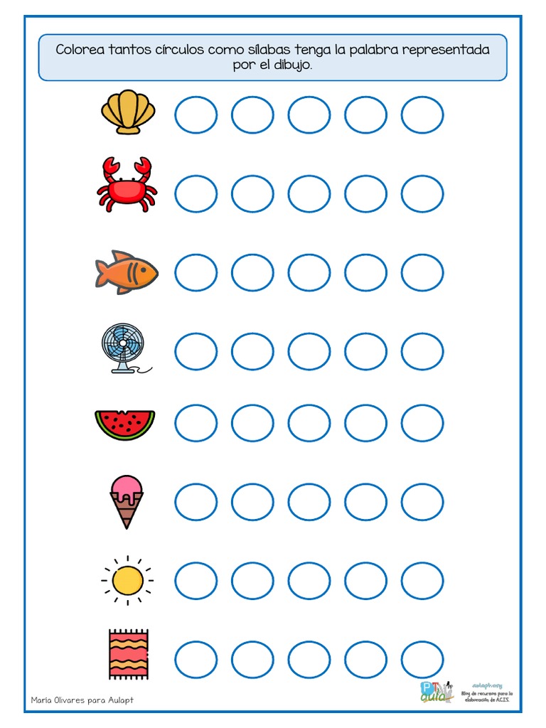 Cuenta Silabas Verano | PDF