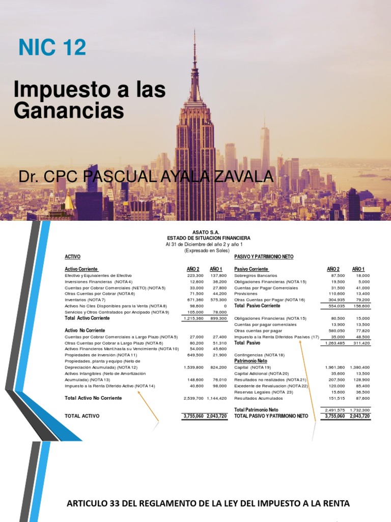 Extra Nic 12 Completo | PDF | Contabilidad | Depreciación