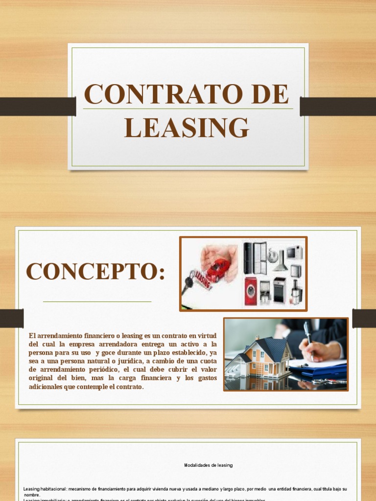 Qué Es El Contrato De Leasing : Qué es el contrato de leasing y cómo ...