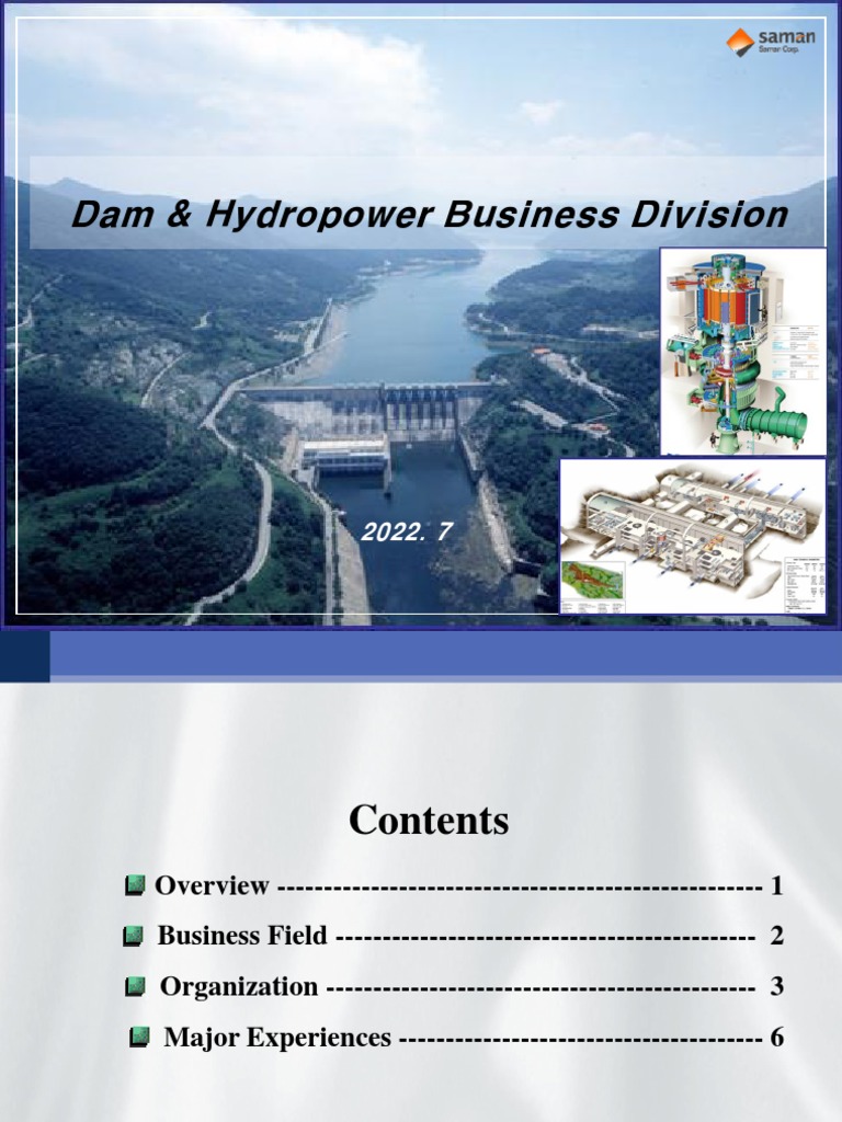 SAMAN Dam & Hydropower | PDF | Hydroelectricity | Reservoir