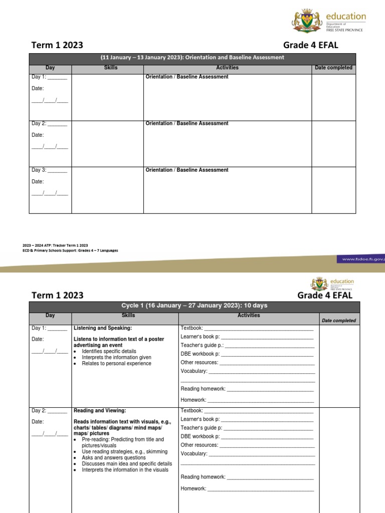 4.1 GR 4 EFAL - 2023 - 2024 ATP - Tracker Term 1 2023 | PDF ...