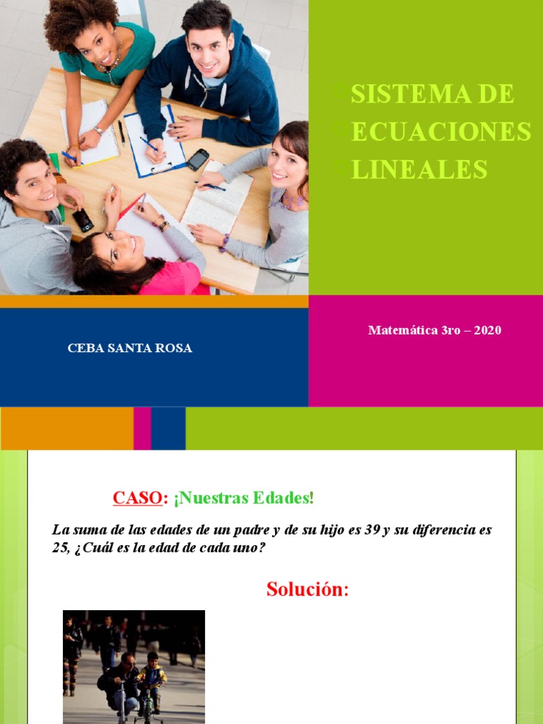 Sistemas de Ecuaciones Lineales Texto | PDF | Ecuaciones | Sistema de ecuaciones lineales