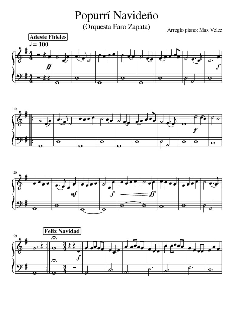 Popurrí Navideño FINAL 055650 | PDF