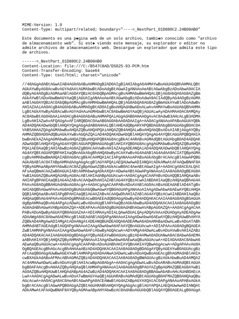 DS 025-93-PCM | PDF | Communications Protocols | Communication