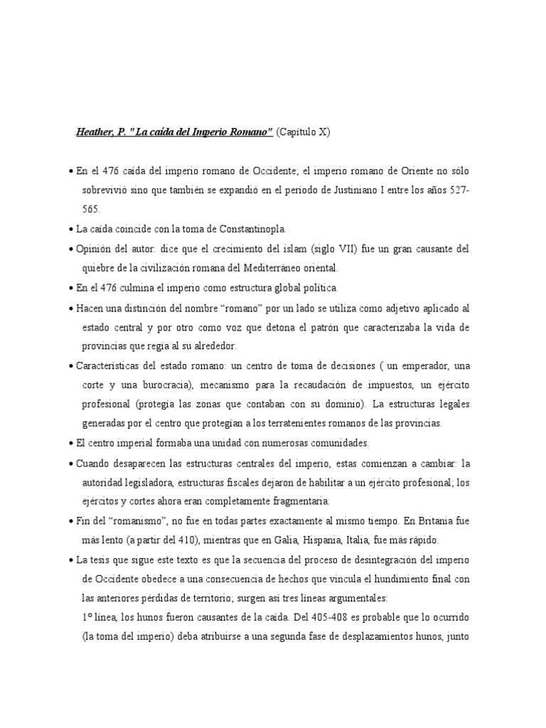 Heather y Heers | PDF | imperio Romano | Edades medias