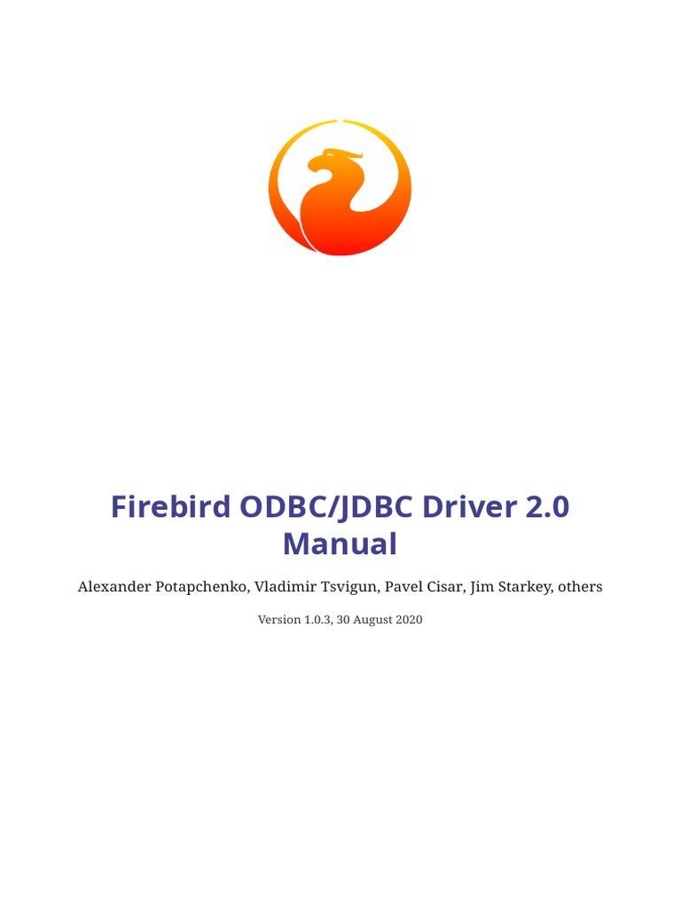 Firebird Odbc Driver 20 Manual | PDF | Database Transaction | Databases