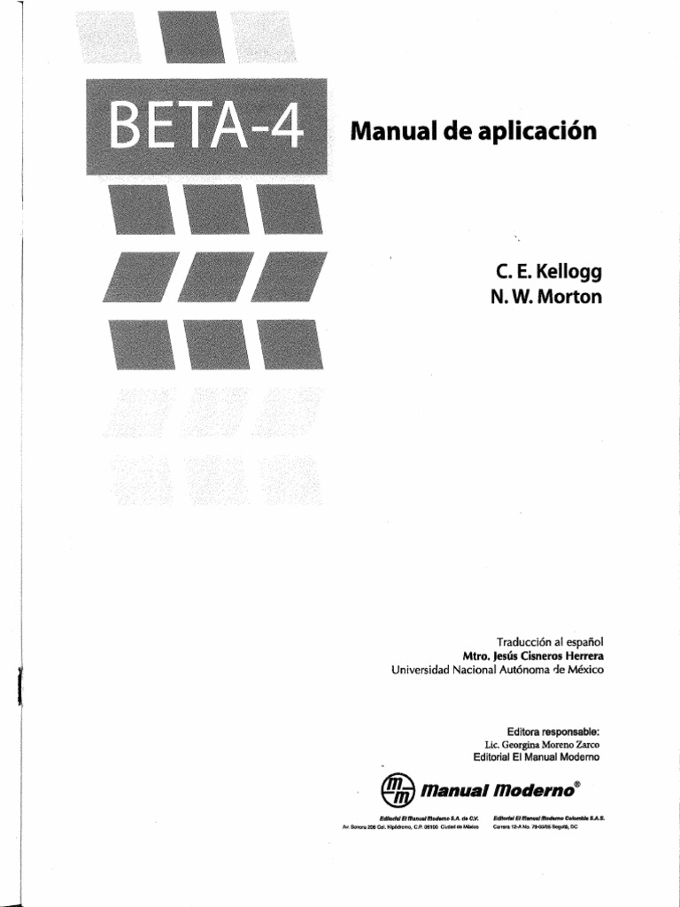 BETA Manual de Aplicacion | PDF