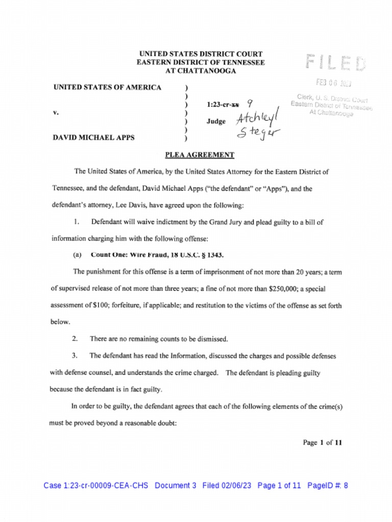 Apps Plea Offer | PDF
