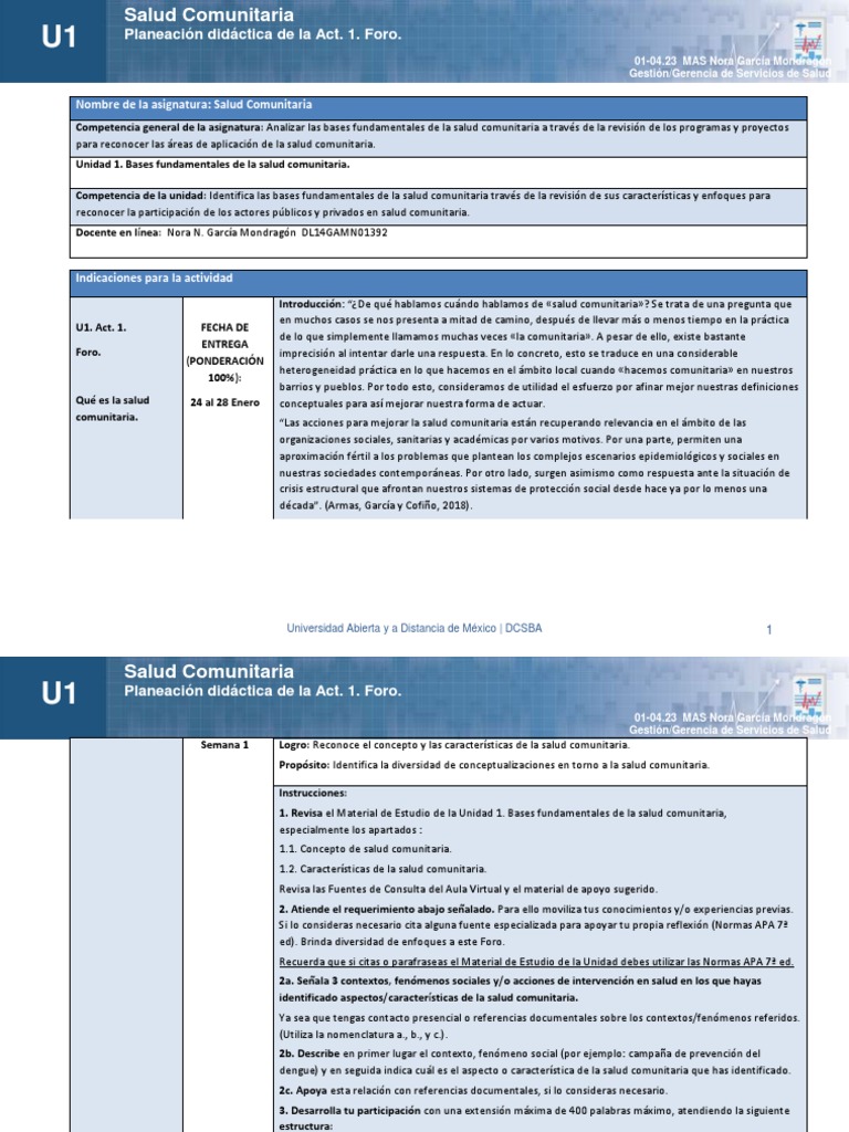 U1. ACT.1 FORO Qué Es La SCO | Descargar gratis PDF | Ciencia cognitiva