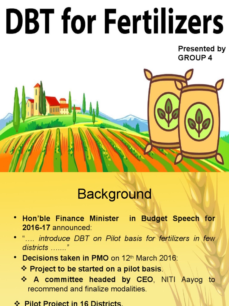 DBT Fertilizer App Implementation Overview | PDF | Subsidy | Economies
