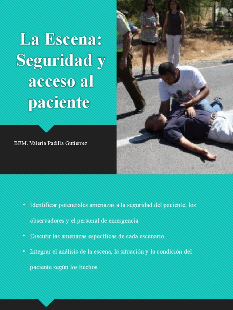 01 La Escena | PDF | Paramédico | Medicina