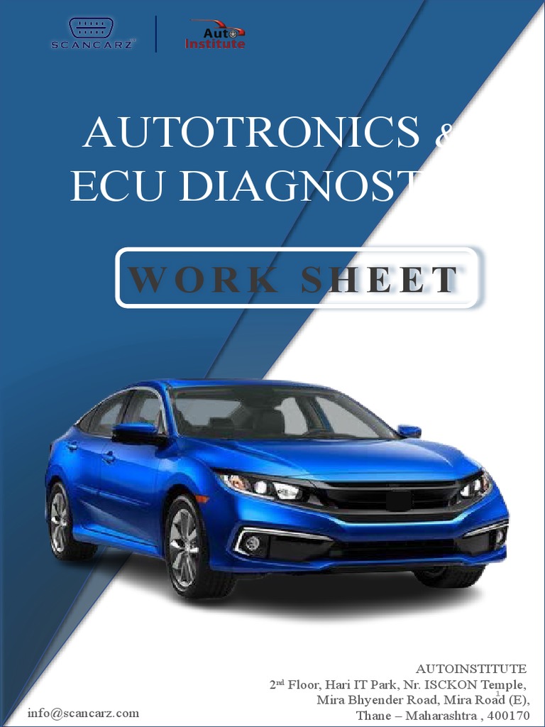 Autotronics & ECU Diagnostic Training | PDF | Throttle | Internal ...