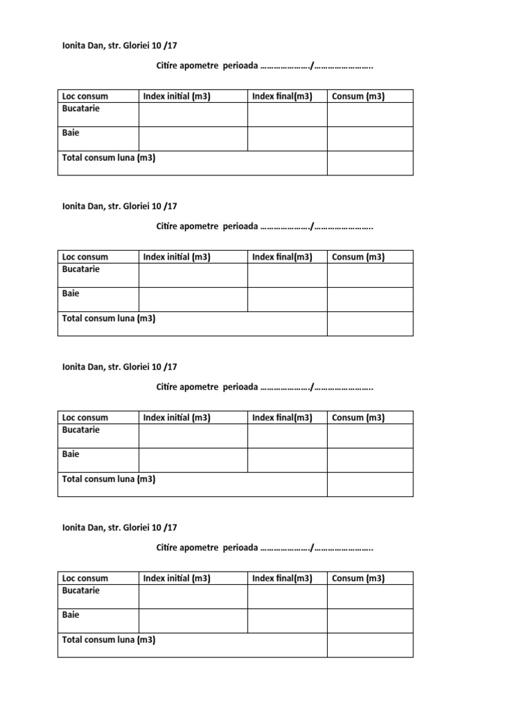 Citire Apometre | PDF