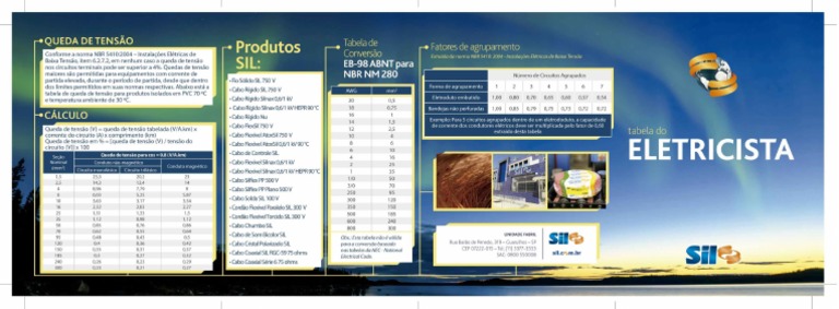 Sil Tabela Eletricista | PDF