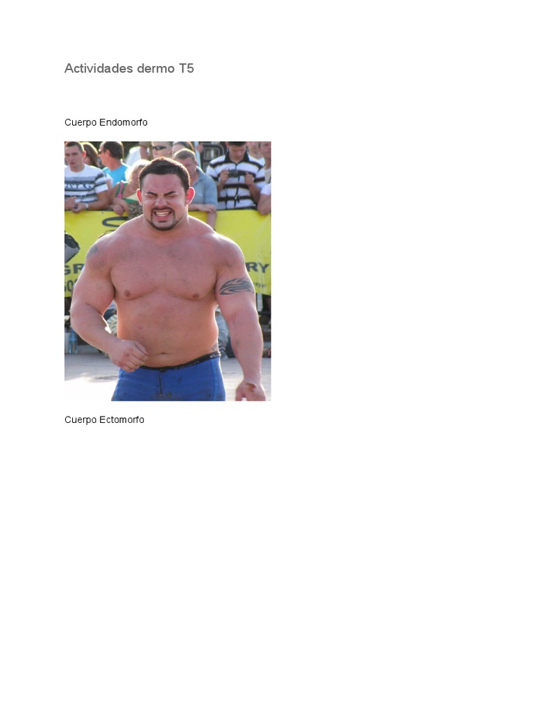 Endomorfo Mesomorfo Ectomorfo | PDF