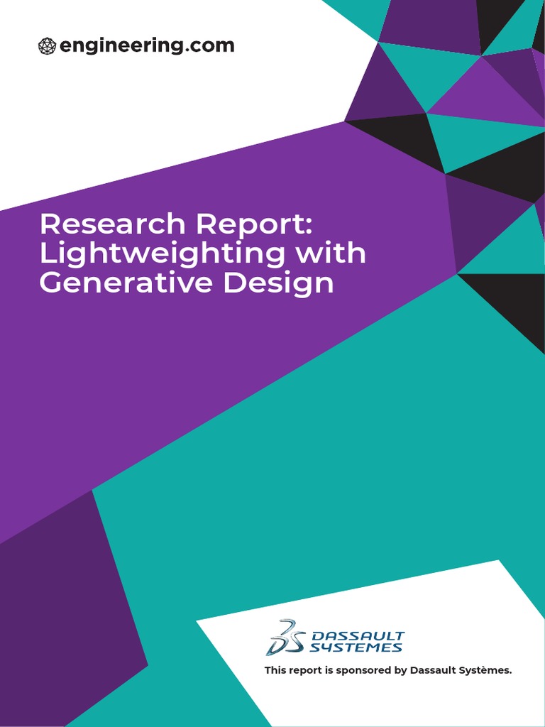 Dassault Systemes Lightweighting and Generative Design | PDF | Engineer ...