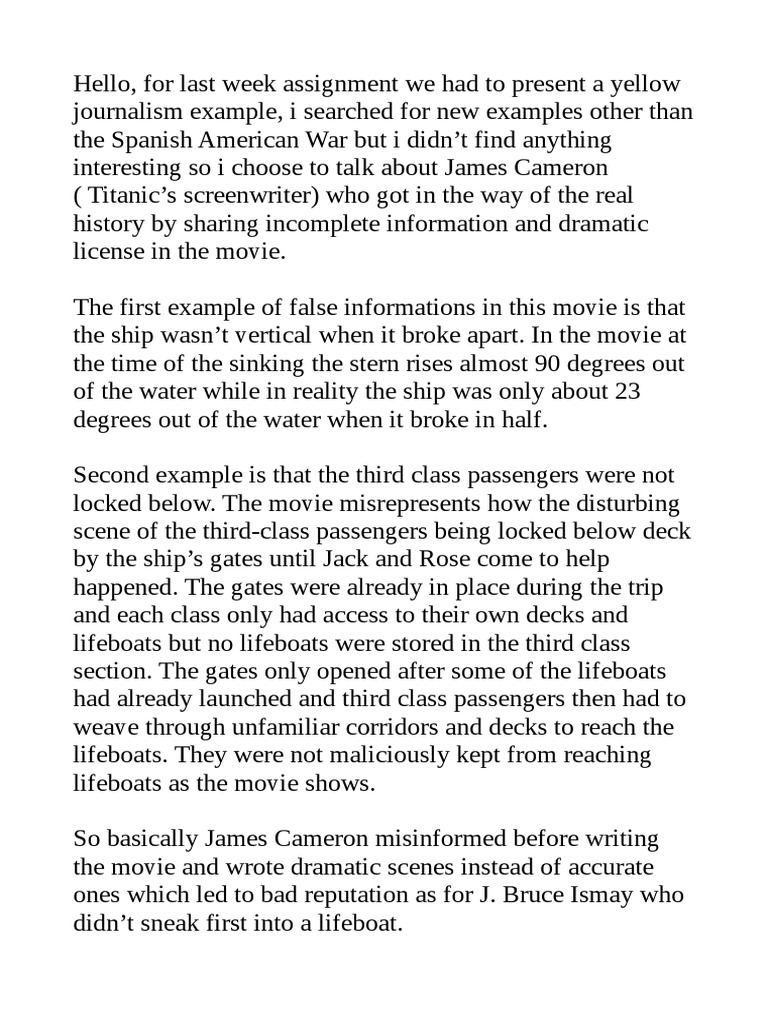 Yellow Journalism | PDF | Travel | Young Adult