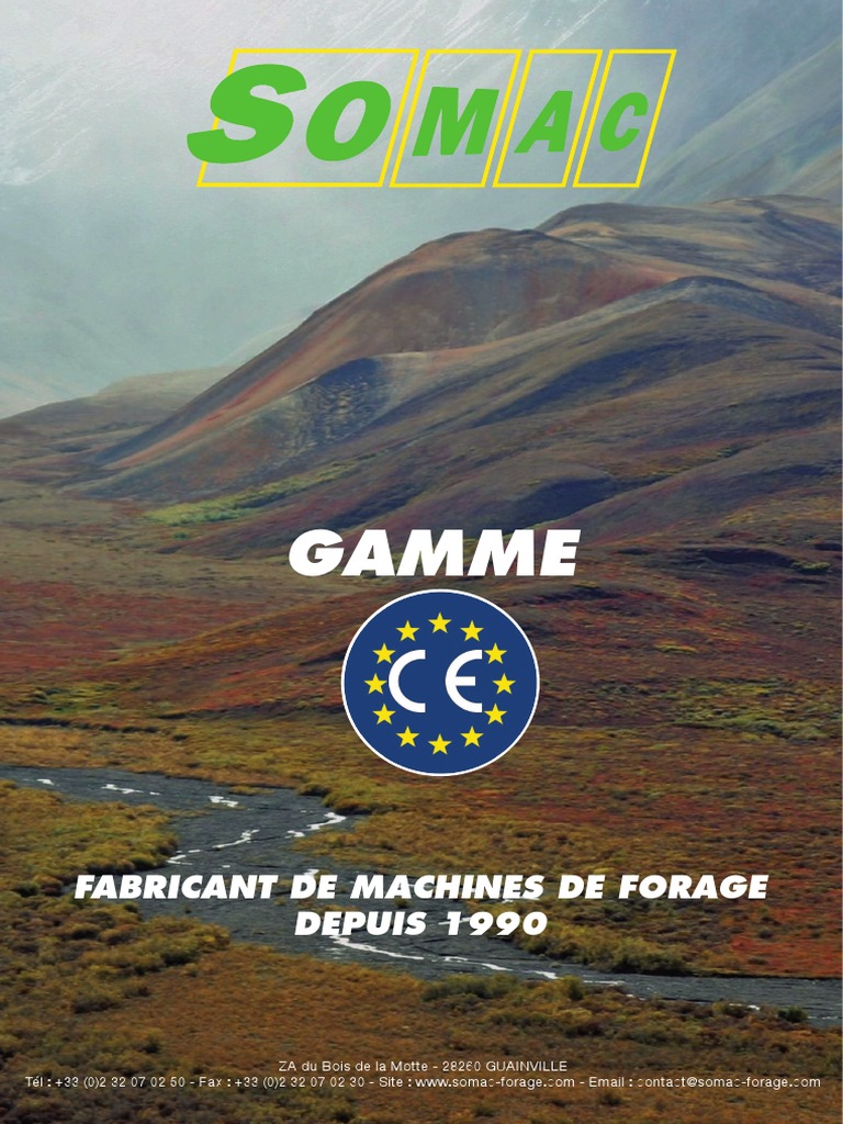 Machines de forage Somac | PDF | Sciences physiques | Sciences de la terre