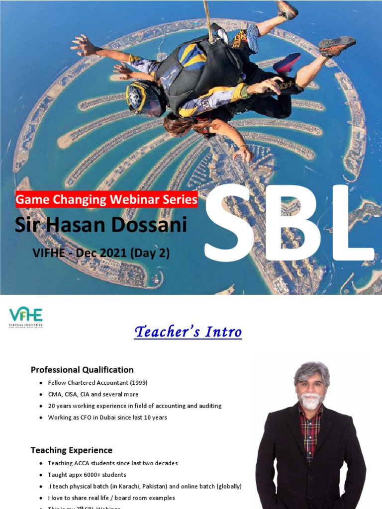 Day 2 SBL Practice To Pass by Hasan Dossani (Dec 2021) | PDF | Stocks | Equity (Finance)