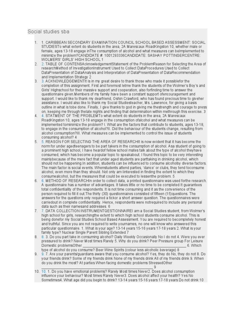 Alcohol Consumption Among Teens | PDF | Alcoholic Beverages | Alcoholism