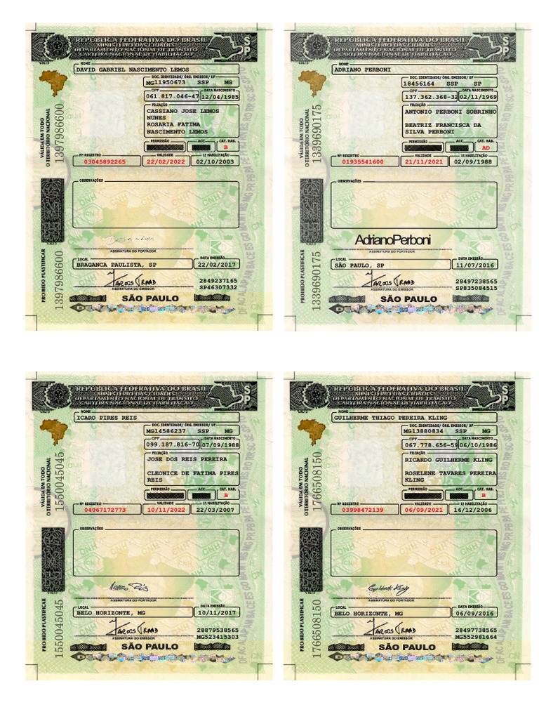 RG Grátis Editável | PDF