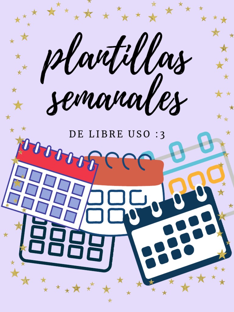 Plantillas Semanales | PDF