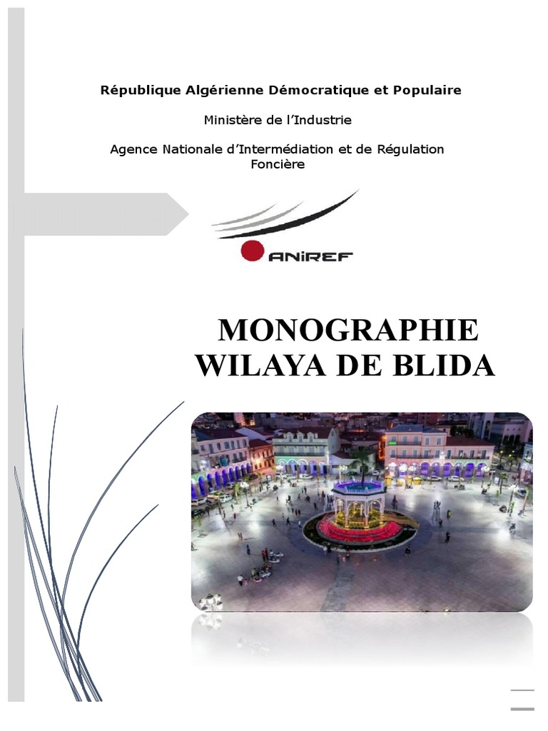 Monographie Wilaya Blida | PDF | Surface agricole