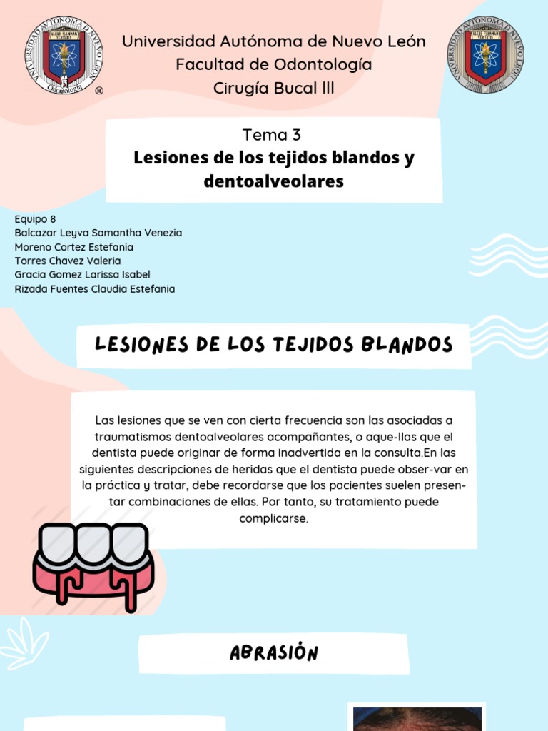 Clasificacion de Las Lesiones Traumaticas de Los Dientes y Las ...