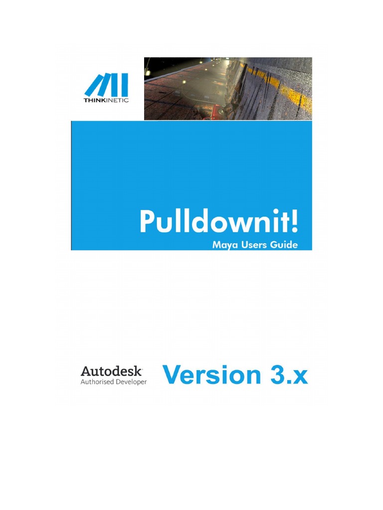 Pdi 3 X Maya User Guide | PDF