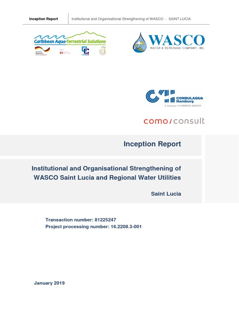 WASCO - Inception - Report - Final | PDF