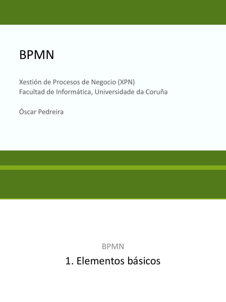 Introducción a BPMN y sus Elementos | PDF | Hilo (Computación) | Informática