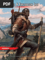 D&D 5E Travel Speed and Rules | PDF | Role Playing Games | Leisure