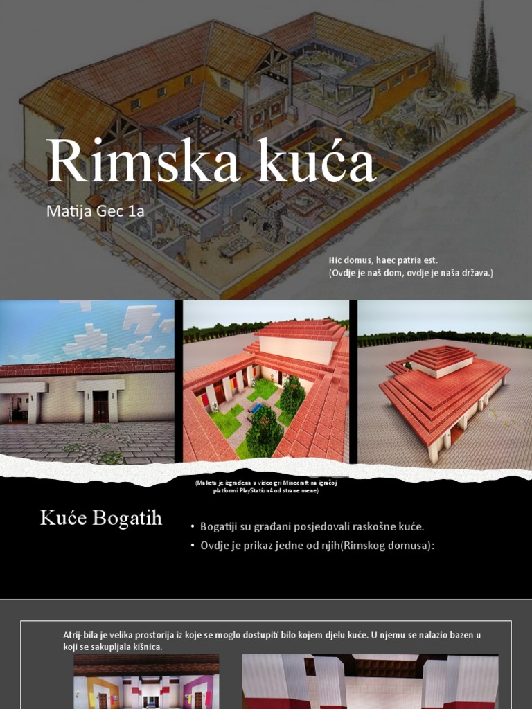 Rimska Kuća - MatijaGec1a | PDF