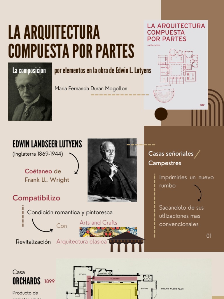 La Composicion Por Elementos en La Obra de Edwin L. LUTYENS | PDF ...