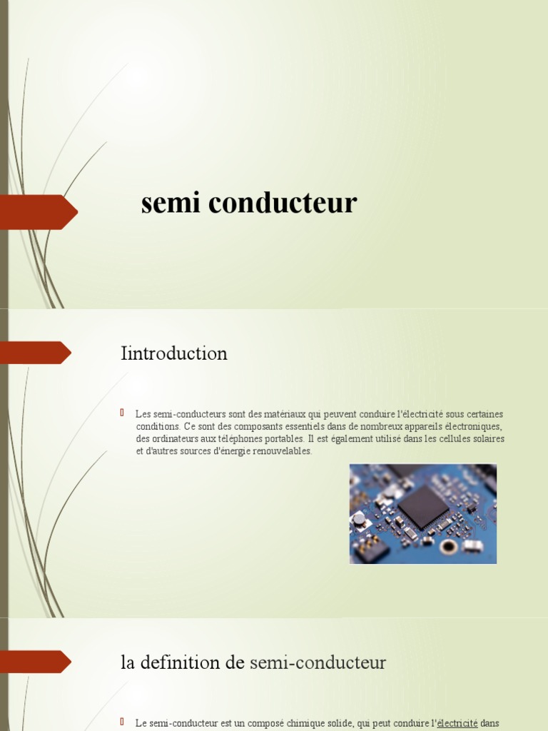 Semi Conducteur | PDF