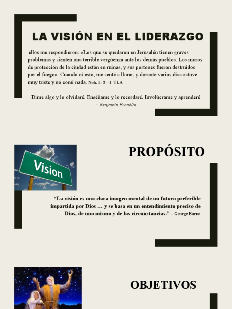 Leccion 9 La Visión en El Liderazgo | PDF | Liderazgo