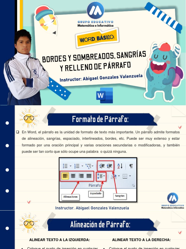 Formato de párrafo en Word | PDF | Párrafo | Informática