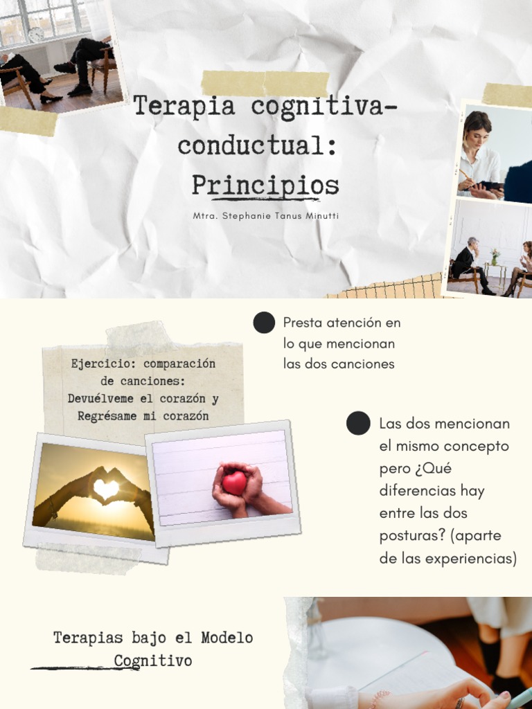 Terapia Cognitiva Beck Diplo | PDF | Pensamiento | Terapia cognitiva