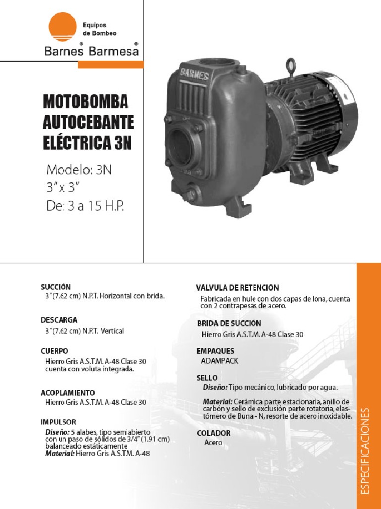 Bomba Barnes 3N | PDF