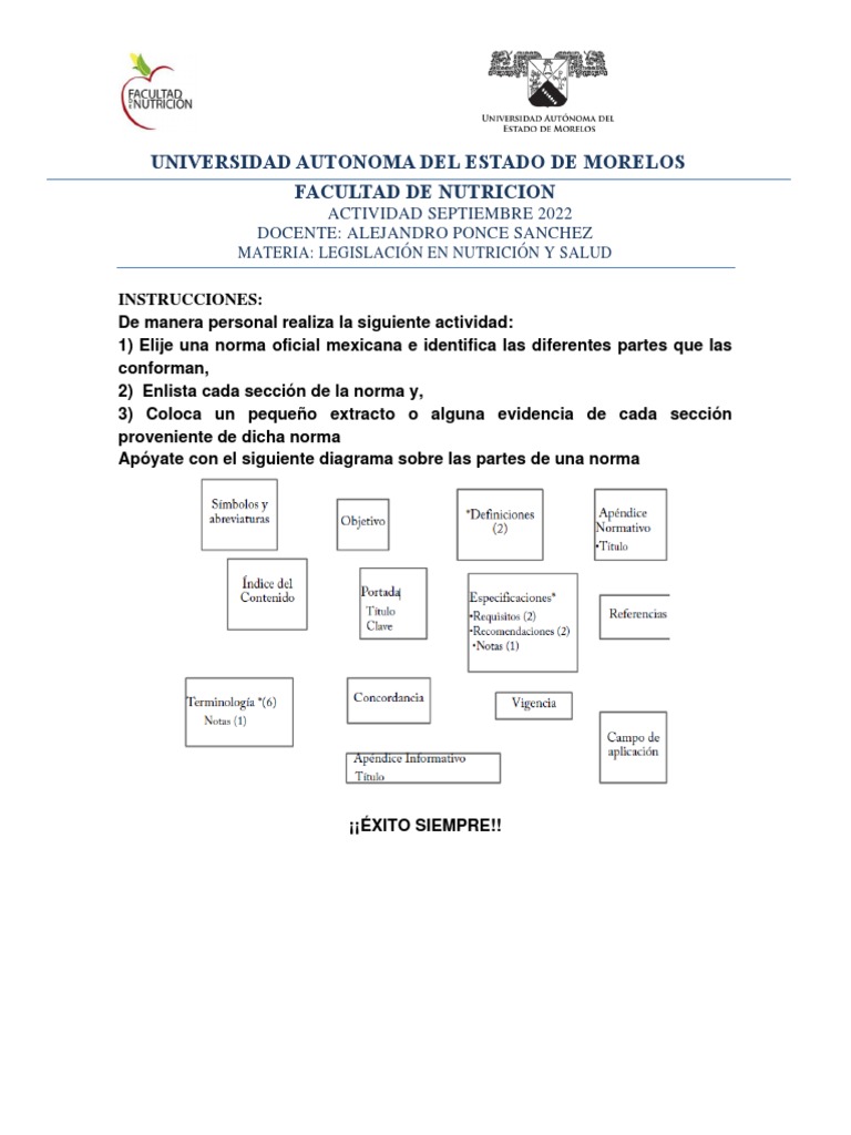 Análisis de la Norma Oficial Mexicana NOM-008-SSA3-2017 para el ...