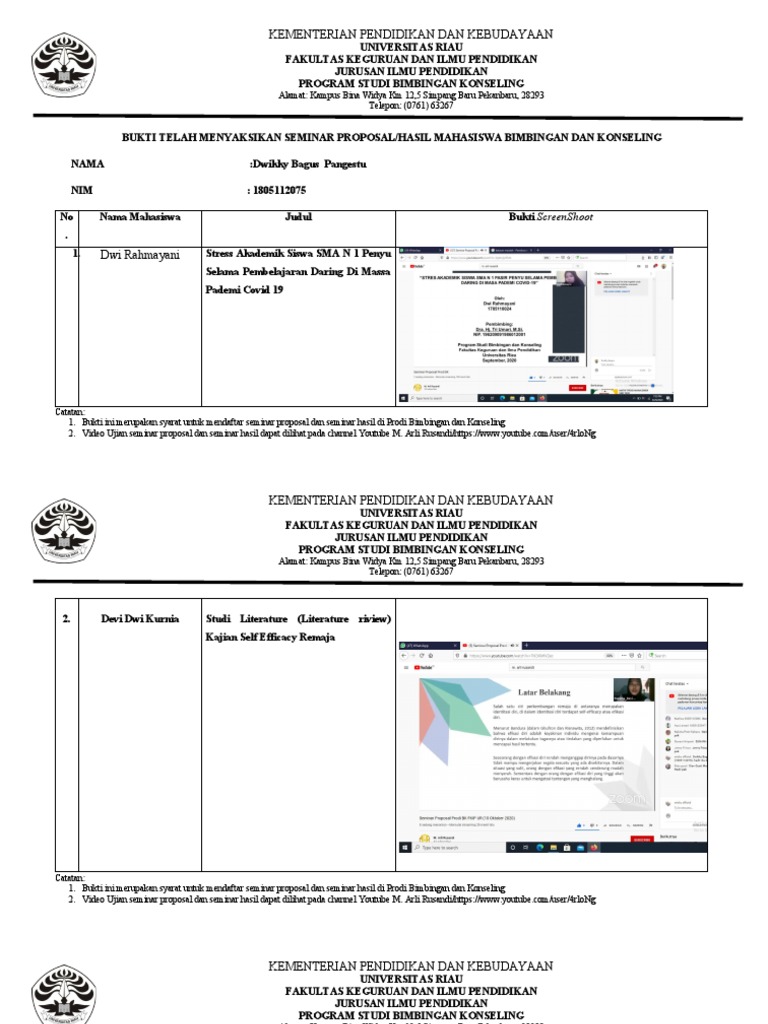 SYARAT SEMPRO DAN SEMHAS Dwikky Bagus | PDF