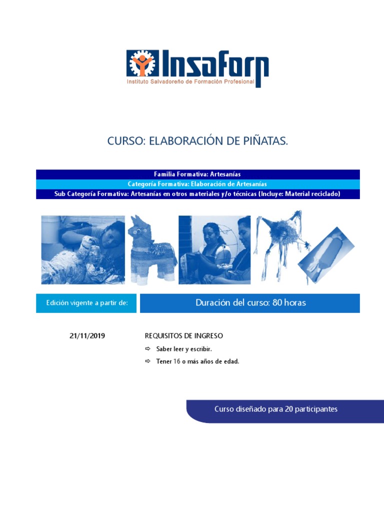 Elaboración de Piñatas-80h | PDF | Papel | Lápiz