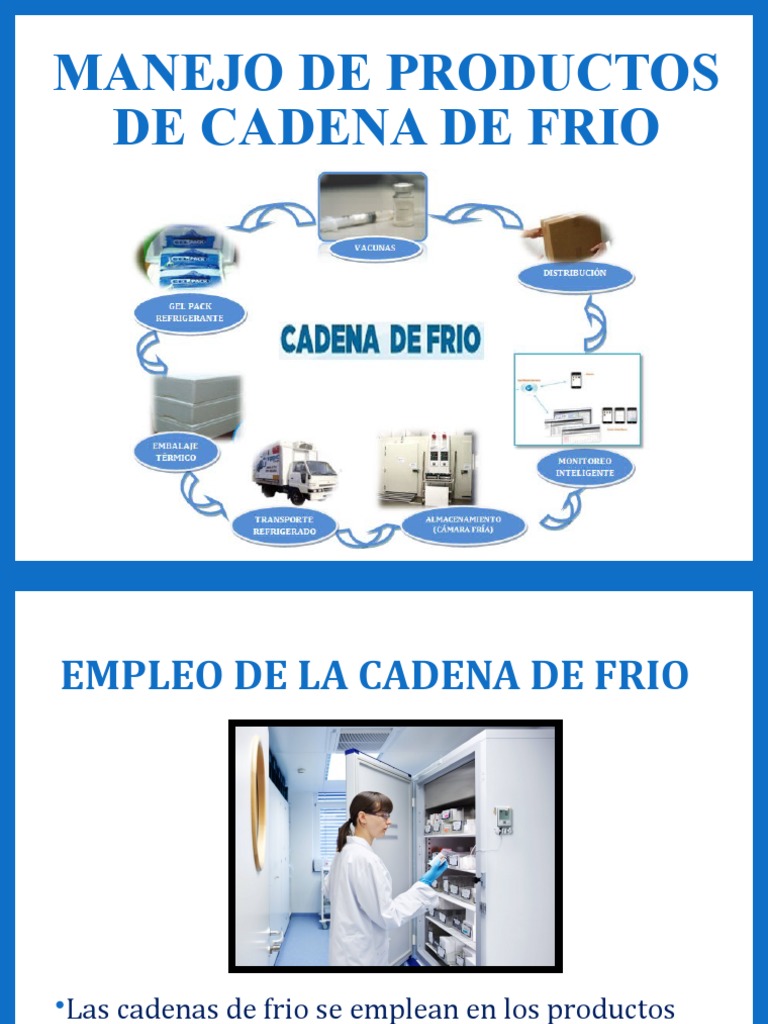 Manejo de Productos de Cadena de Frio | PDF | Vacunas