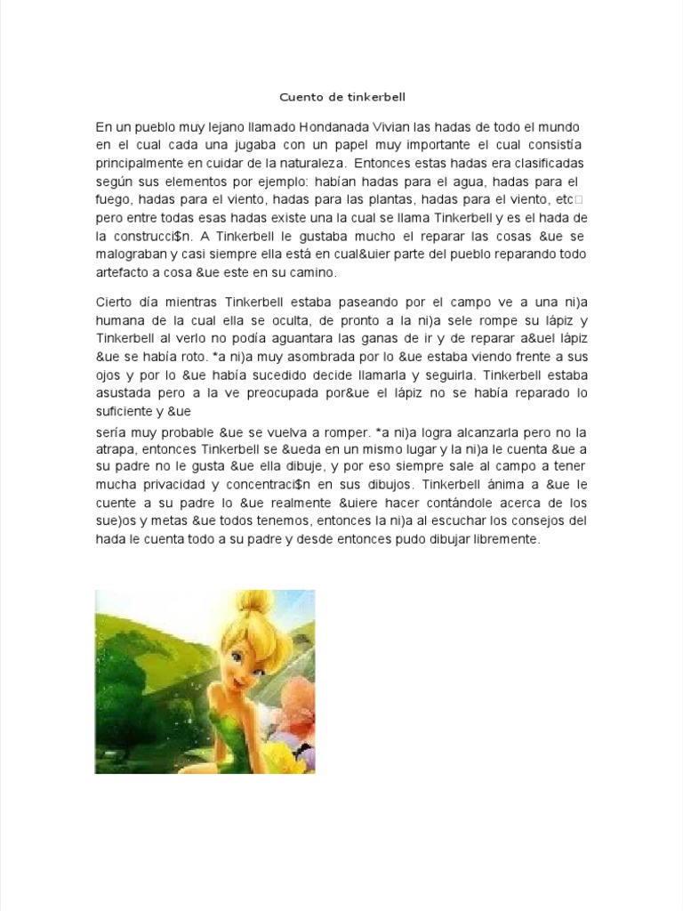 Cuento de Tinkerbell | PDF