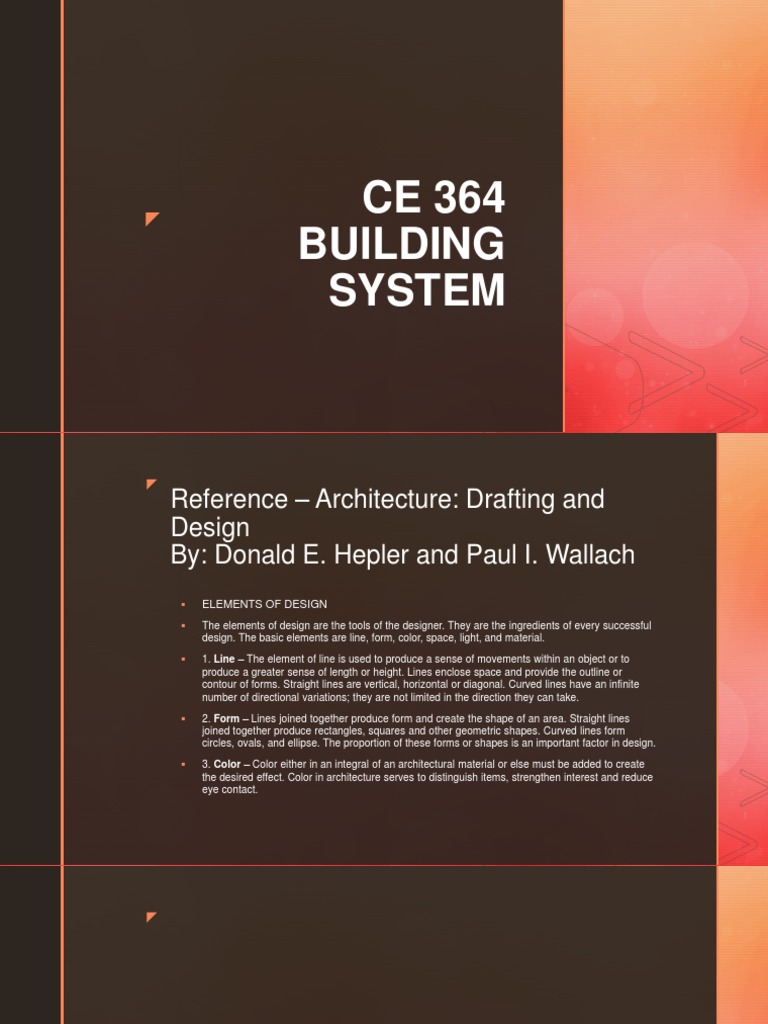 CE 364 - Building Design | PDF | Porch